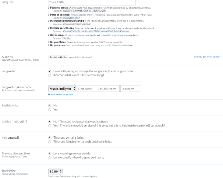 Comment Distrokid Marche pour Mettre sa Musique en Ligne